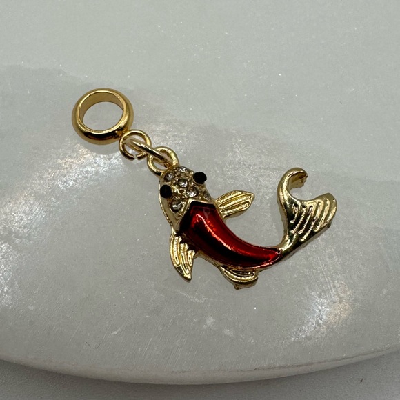 Jewelry | 315 Sparkly Koi Fish Charm Bead Pandoratype European | Poshmark